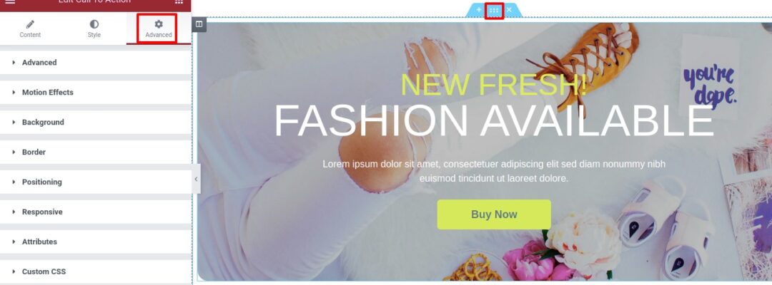 How to use the advance settings option of Elementor - ThemeOO || Professional Elementor Blog