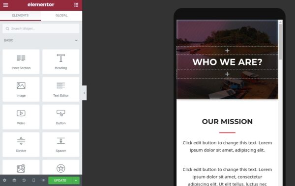 How to make responsive website with Elementor - ThemeOO || Professional ...