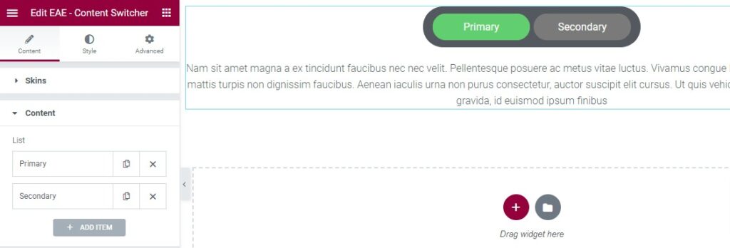 How to add content switcher using Elementor free - ThemeOO || Professional Elementor Blog