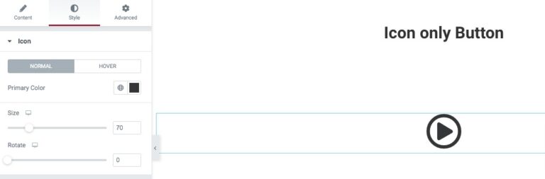 How to create icon only buttons in Elementor - ThemeOO || Professional Elementor Blog