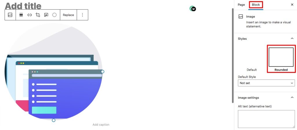 How to create a rounded image in Gutenberg - ThemeOO || Professional Elementor Blog