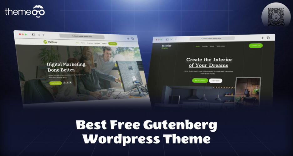 Best free Gutenberg Themes in 2023 - ThemeOO || Professional Elementor Blog